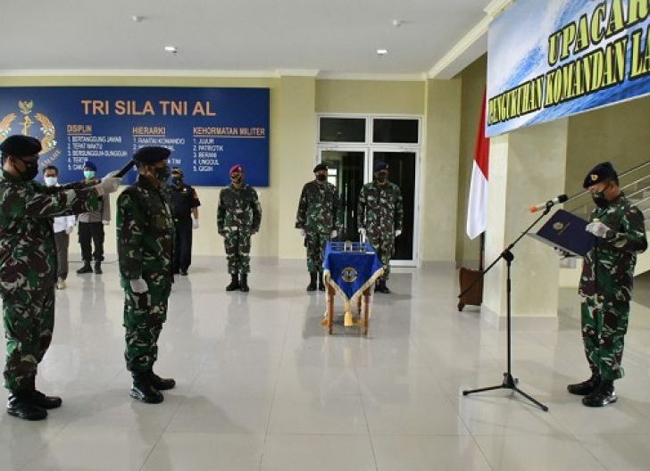 Danlantamal XII Pontianak Kukuhkan Letkol Laut (P) Abdul Rajab Bodro A ...