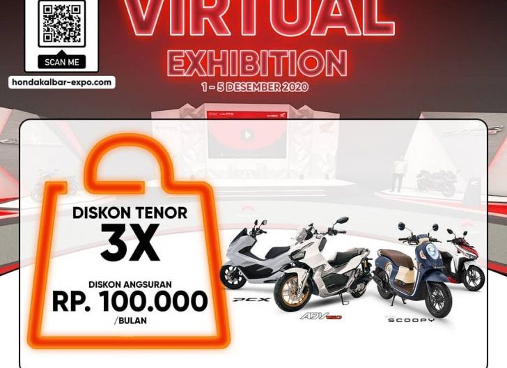 Virtual Exhibition Honda Astra Motor Kalbar Sediakan Potongan Tenor dan ...