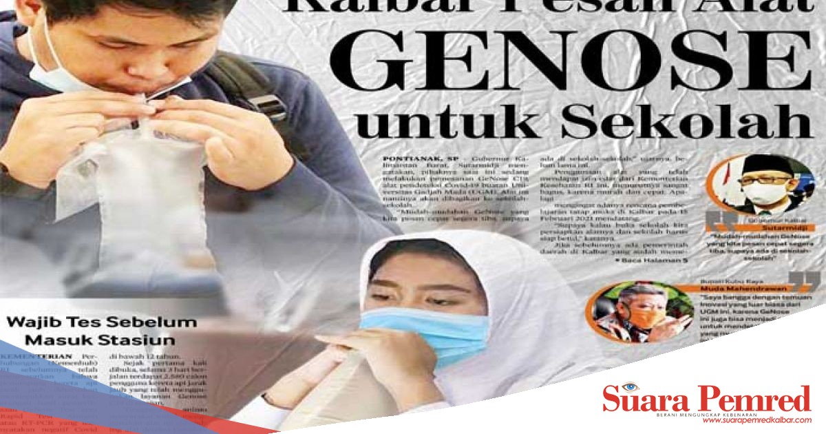 Kalbar Pesan Alat GeNose untuk Sekolah, Alat Deteksi Covid-19 ...