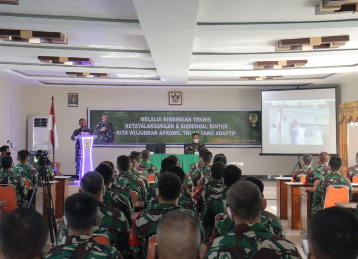 Apkowil Jajaran Kodam XII/Tpr Terima Bimtek Ketatalaksanaan Binter dan ...
