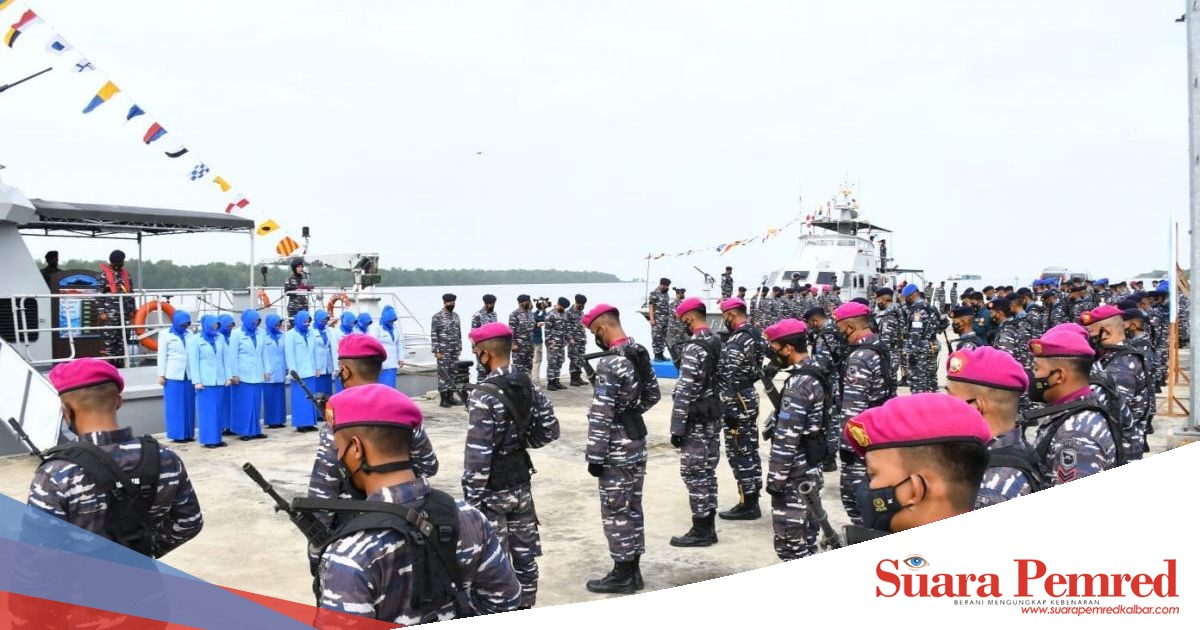 Lantamal XII Gelar Upacara Puncak Hari Armada RI ke-76 di Dermaga Mako ...