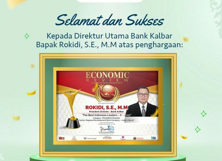 Dirut Bank Kalbar Raih Penghargaan — Suarapemredkalbar.com