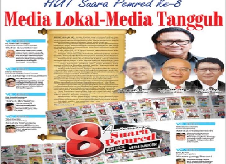 Media Lokal-Media Tangguh, HUT Suara Pemred ke-8 — Suarapemredkalbar.com