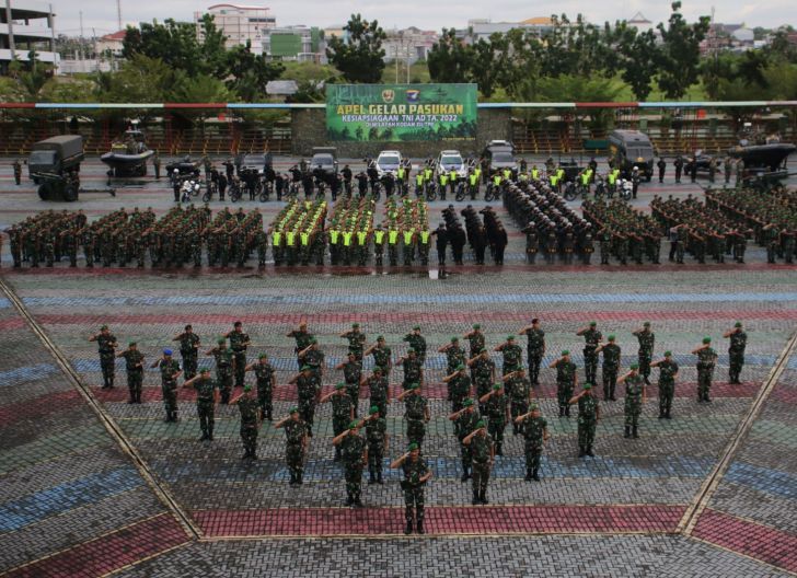 Antisipasi Perkembangan Situasi, Kodam XII/Tpr Ikuti Apel Gelar ...
