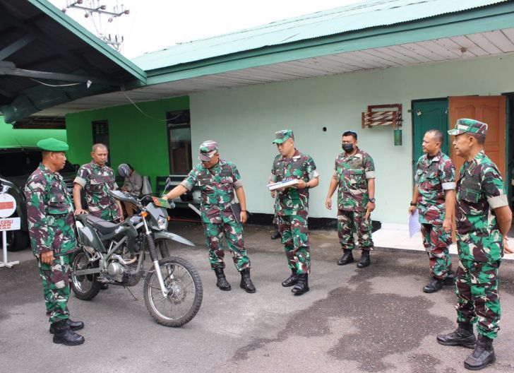 Dandim Terima Kunjungan Tim Was Giat Bidang Logistik Mabes TNI AD ...
