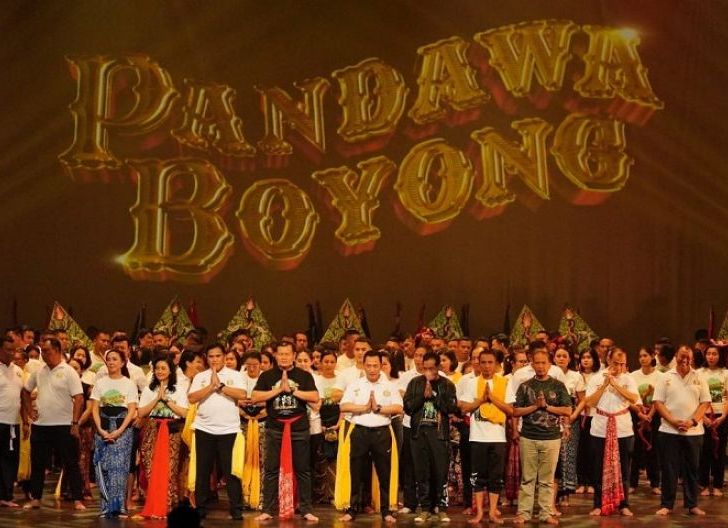 Pemerannya Panglima TNI dan Kapolri, TNI AL Gelar Pagelaran Wayang ...