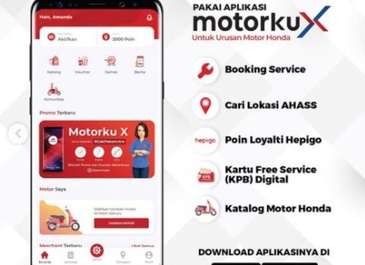 Servis Rutin Motor Honda Semakin Mudah Lewat Aplikasi Motorku X ...