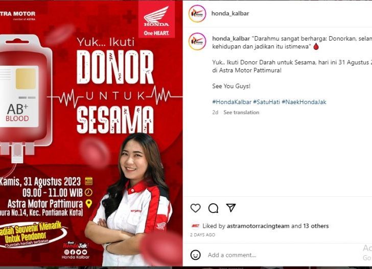 Donor Darah dan Kunjungan ke Konsumen Tandai Perayaan Hapelnas 2023 ...