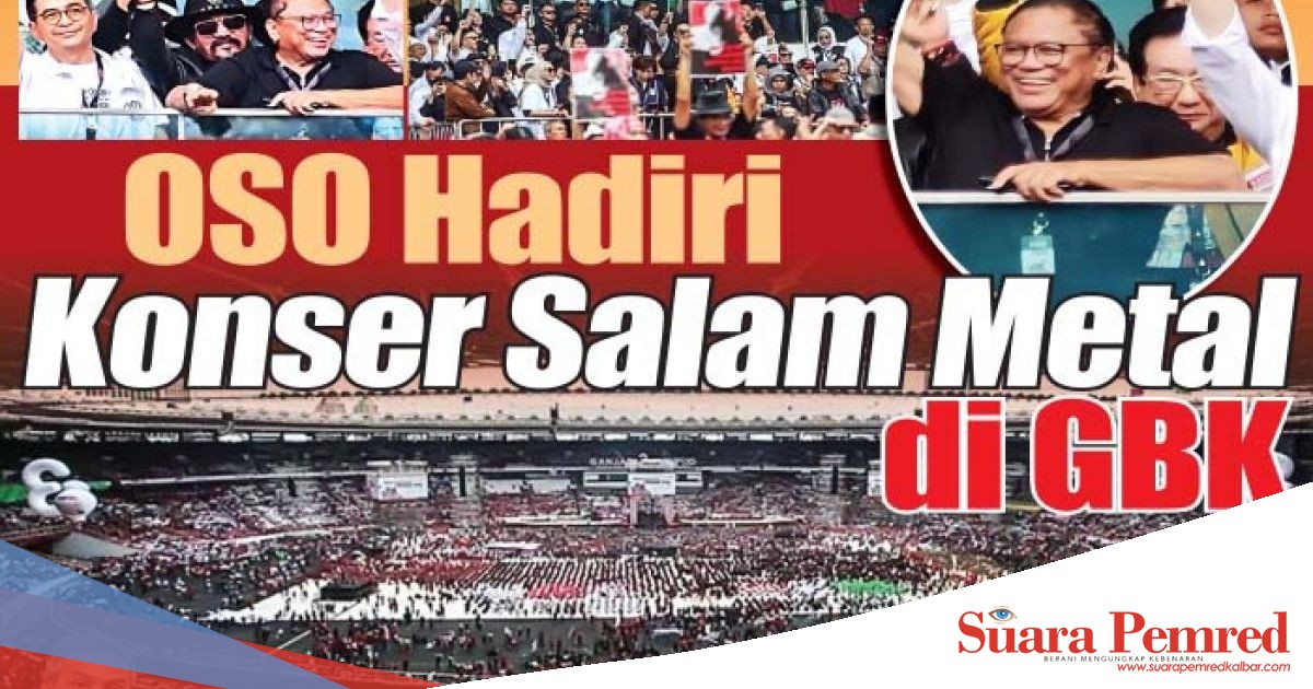 OSO Hadiri Konser Salam Metal di GBK, Gerakan Total Dukung Ganjar ...