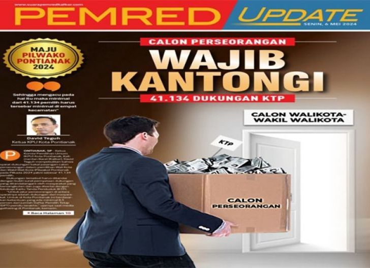 Maju Pilwako Pontianak 2024, Calon Perseorangan Wajib Kantongi 41.134 ...