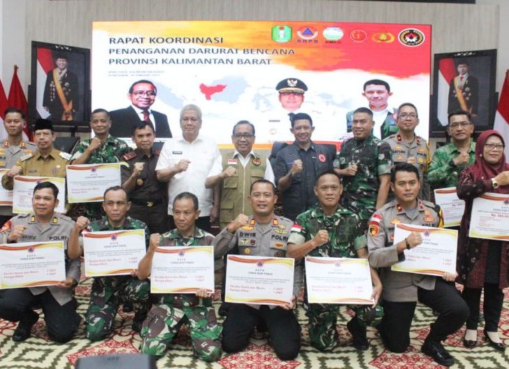 Kasdam XII/Tpr Ikuti Rapat Koordinasi Penanganan Darurat Bencana ...