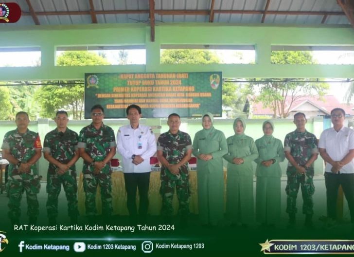 Kodim Ketapang Gelar RAT Koperasi Kartika Tahun 2024 ...