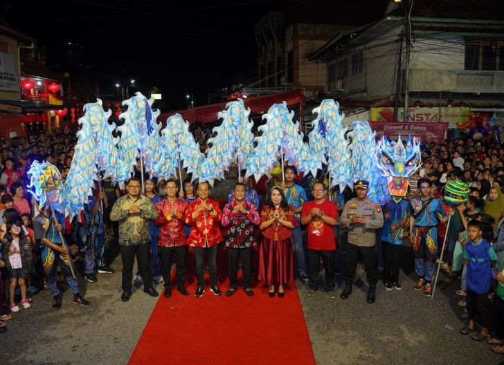 Penutupan Malam Perayaan Cap Go Meh Tahun 2025, Ini Pesan PJ Bupati ...