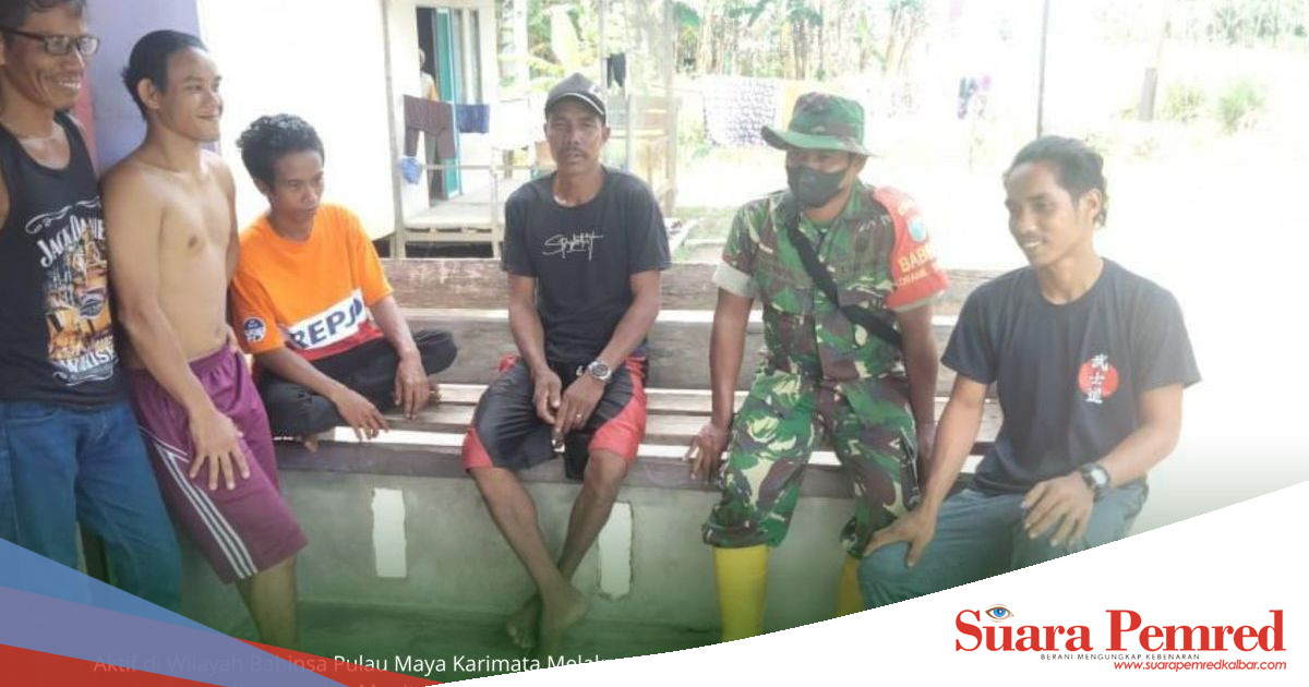 Aktif di Wilayah Babinsa Pulau Maya Karimata Melaksanakan Komsos dan ...