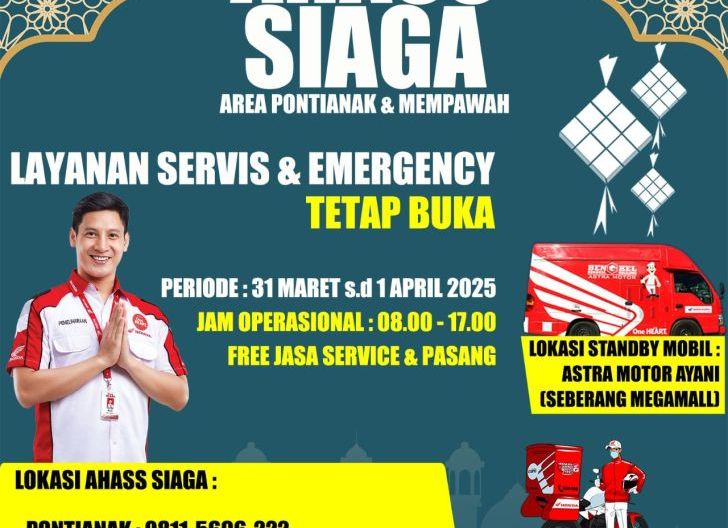 AHASS Siaga dan Promo Free Jasa Service dari Astra Motir Kalbar saat ...