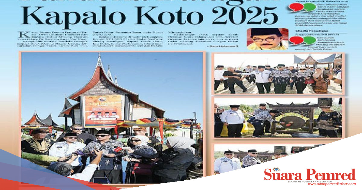 OSO Hadiri Festival Pandeka Batagak Kapalo Koto 2025 — Suarapemredkalbar.com