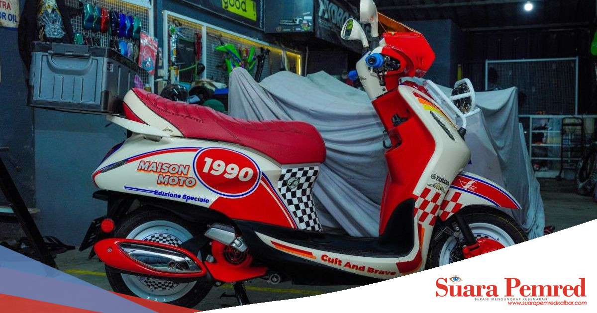Modifikasi Spesial Grand Filano Hybrid Ala Motor Vintage Rally Bikin ...
