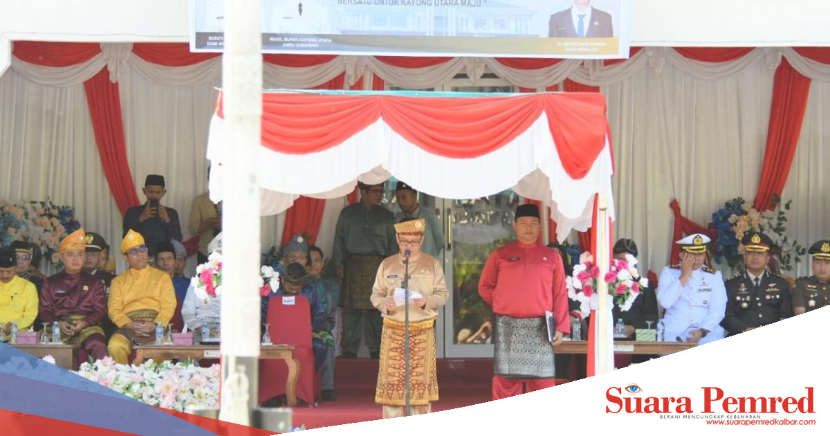 Bupati Romi Wijaya Pimpin Upacara Hari Jadi ke-18 Kabupaten Kayong ...