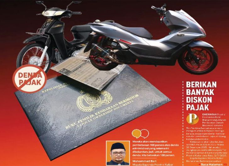 Pemda Kalbar Hapus Denda Pajak Kendaraan, Berikan Banyak Diskon Pajak ...
