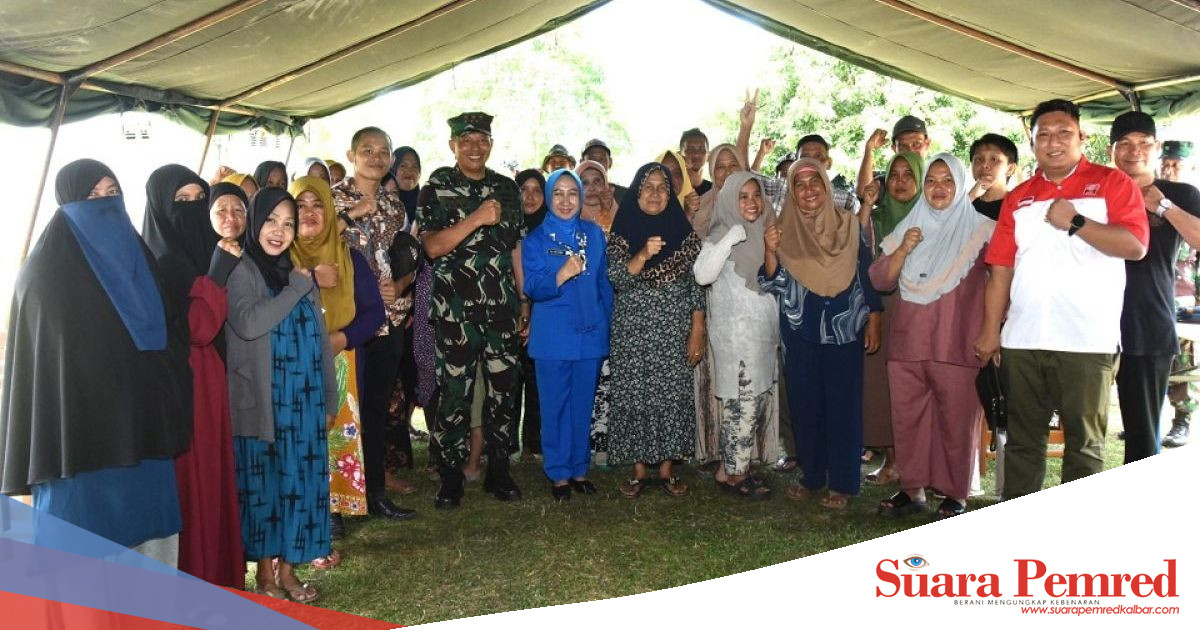 Kodaeral XII Gelar Bakti Sosial di Desa Temajuk dalam Rangka Karya ...