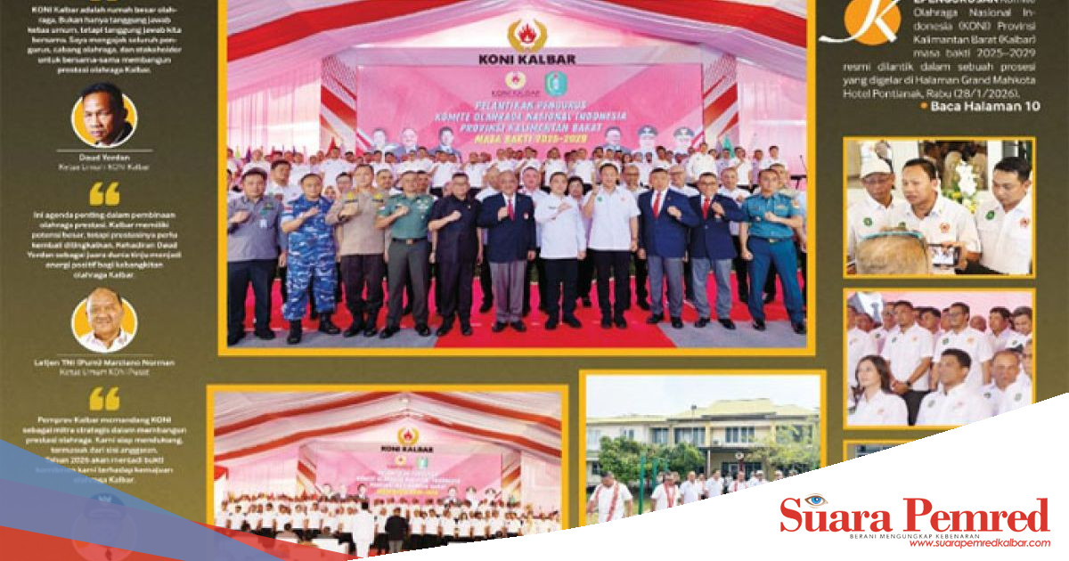 Daud Yordan Komitmen Tingkatan Prestasi, Pelantikan Pengurus KONI ...